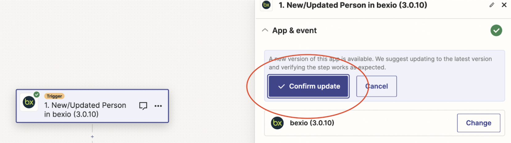 Activate integration Zapier