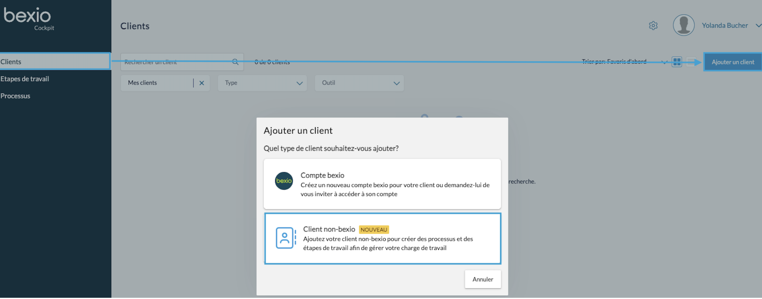Connecter votre compte bexio avec le bexio Cockpit