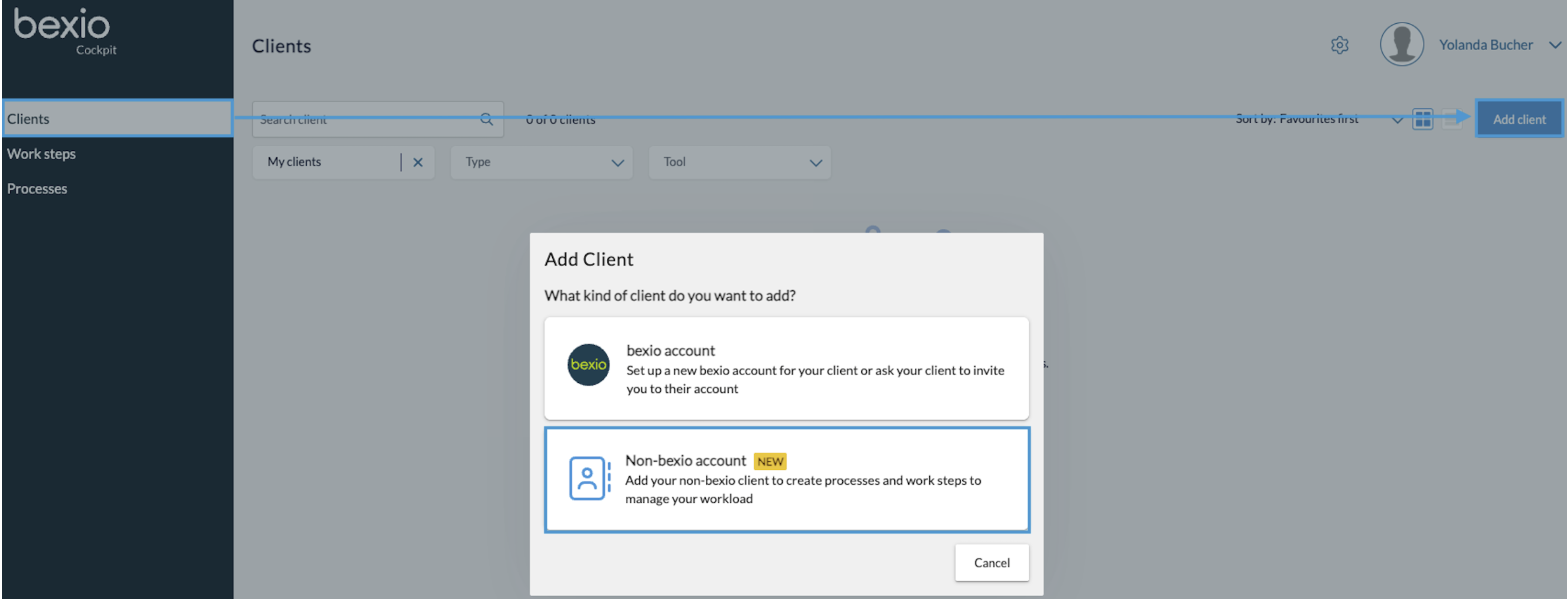 Connect your bexio account with your bexio Cockpit