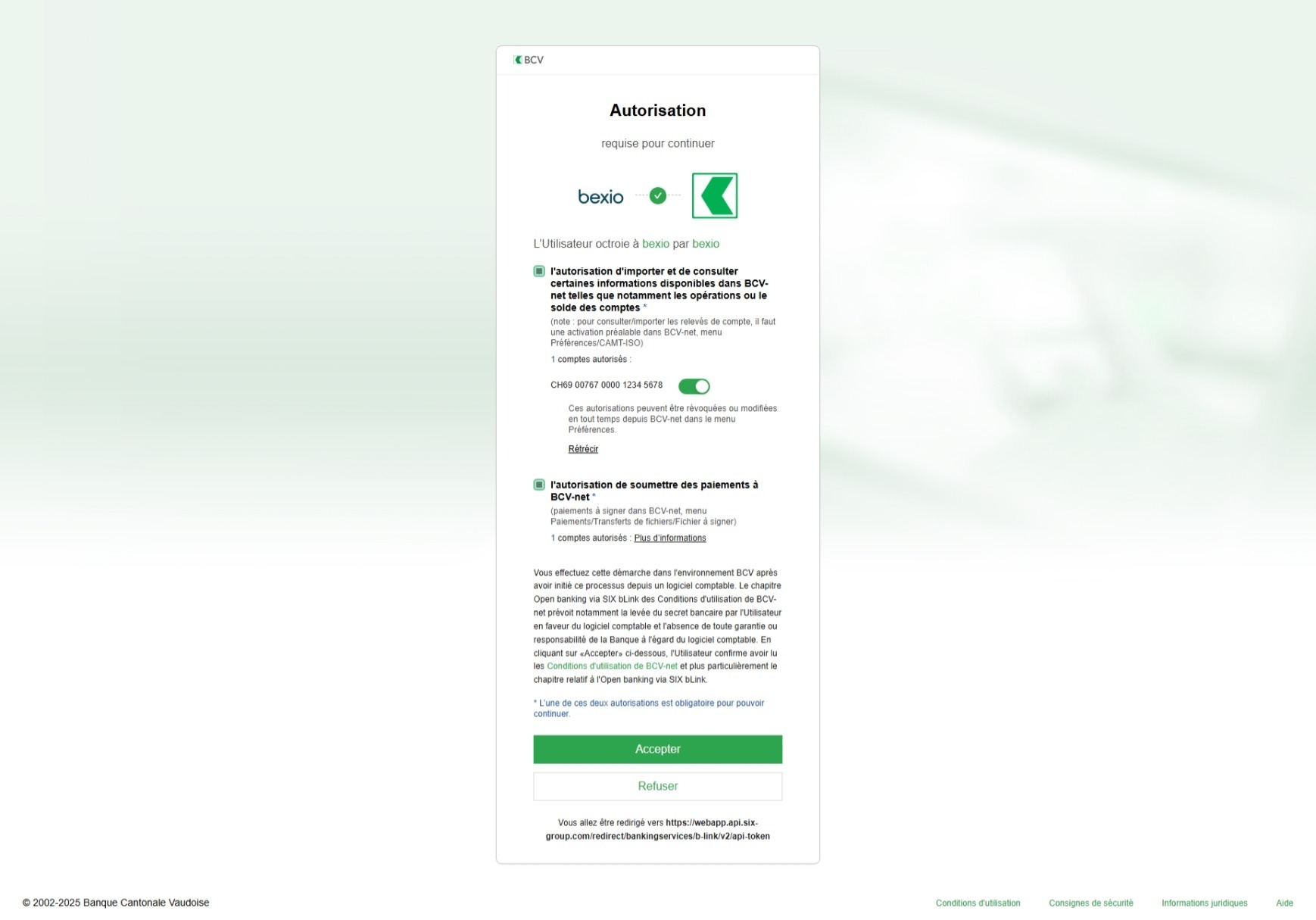 How do I activate the Banque Cantonale Vaudoise bank?